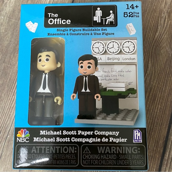 Other | Nbc The Office Michael Scott Paper Company 52 Pieces Buildable ...